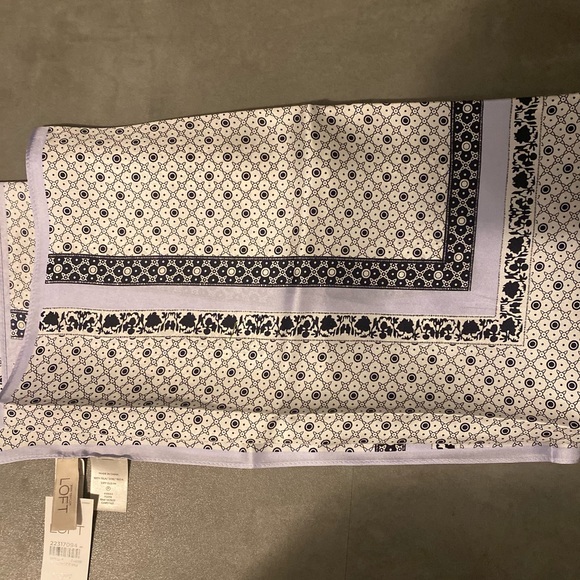 LOFT | Accessories | Nwt Anntaylor Loft Square Scarf | Poshmark